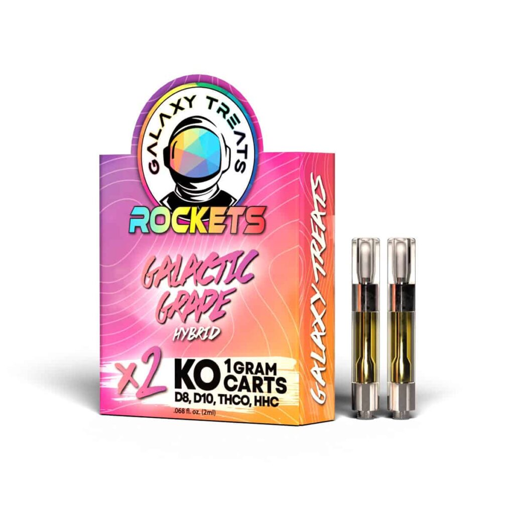 Galactic Grape 2-Pack KO Carts (D8, D10, THC-O, HHC) – Ganja.com